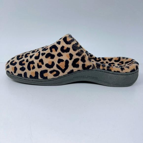 Vionic | Shoes | Vionic Womens Gemma Mule Slipper Brown Black Leopard ...
